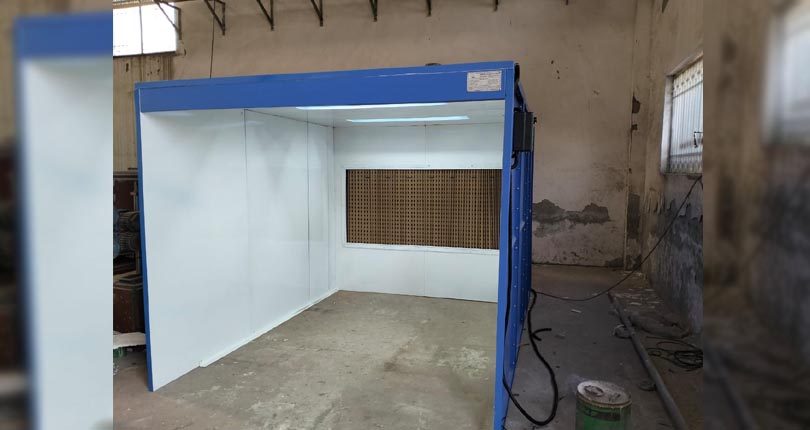 Dry back painting booth | GBM